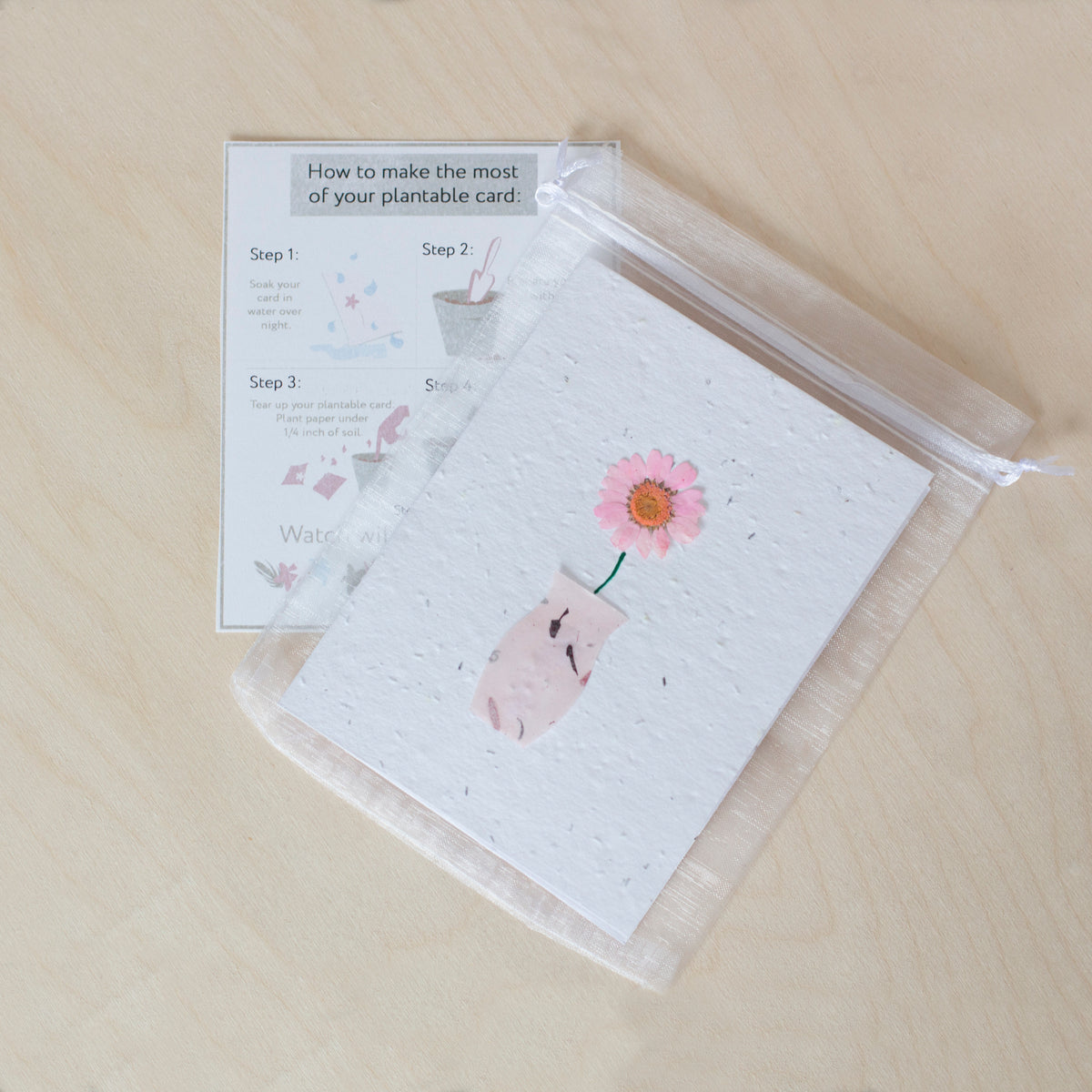 PLANTABLE Floral Greeting Card – Flour & Flower